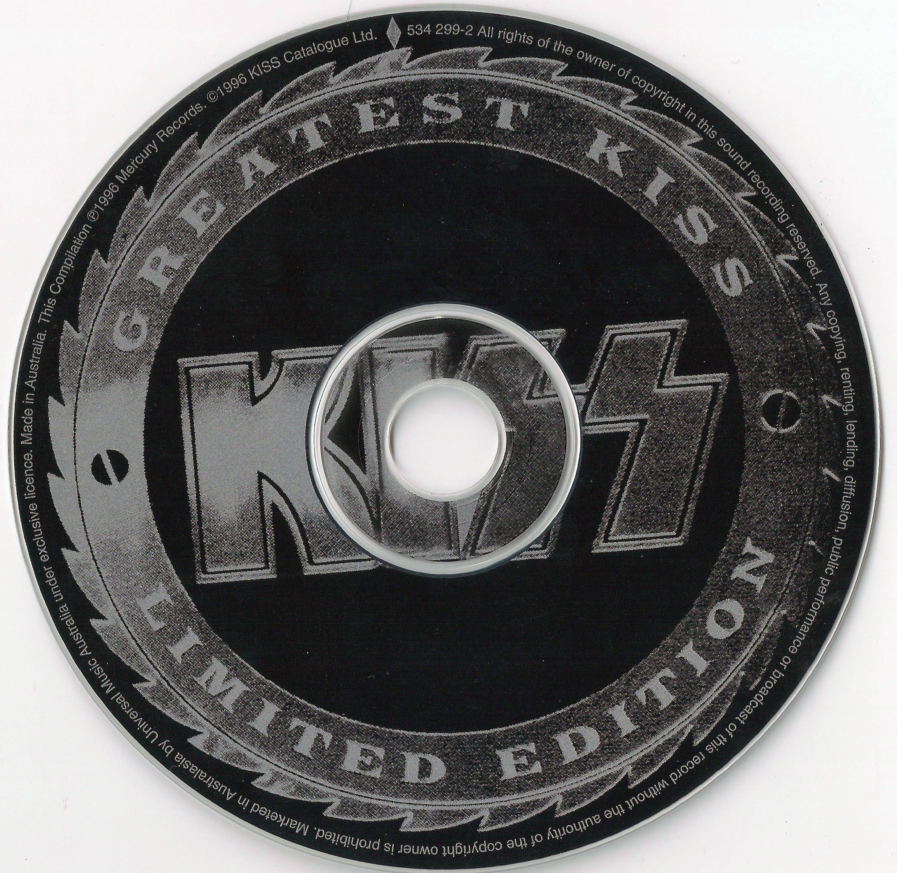 KISS Greatest Kiss : CD | CD Covers | Cover Century | Over 1.000.000 ...